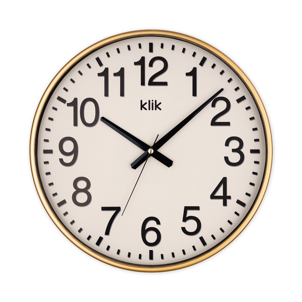 Simplex Gold Duvar Saati | Klik