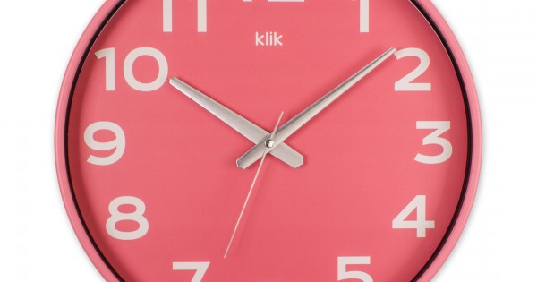 Simplex Joy Pembe Duvar Saati | Klik